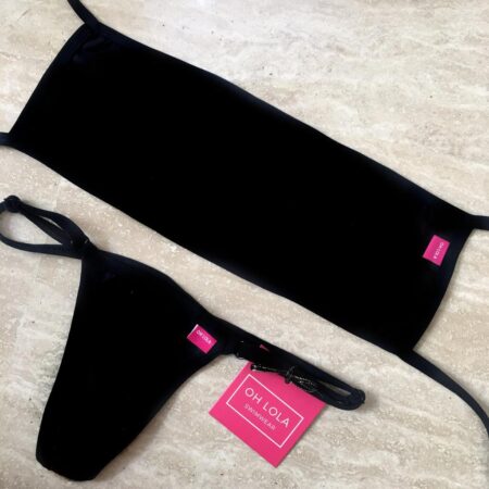 Black Swan Bandeau Micro Bikini